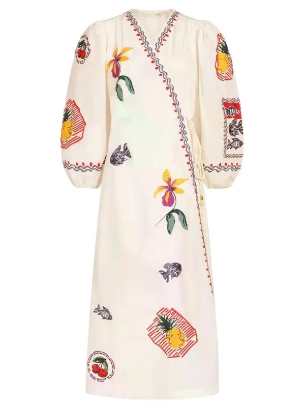 MARIE OLIVER Everette Maxi Dress - White