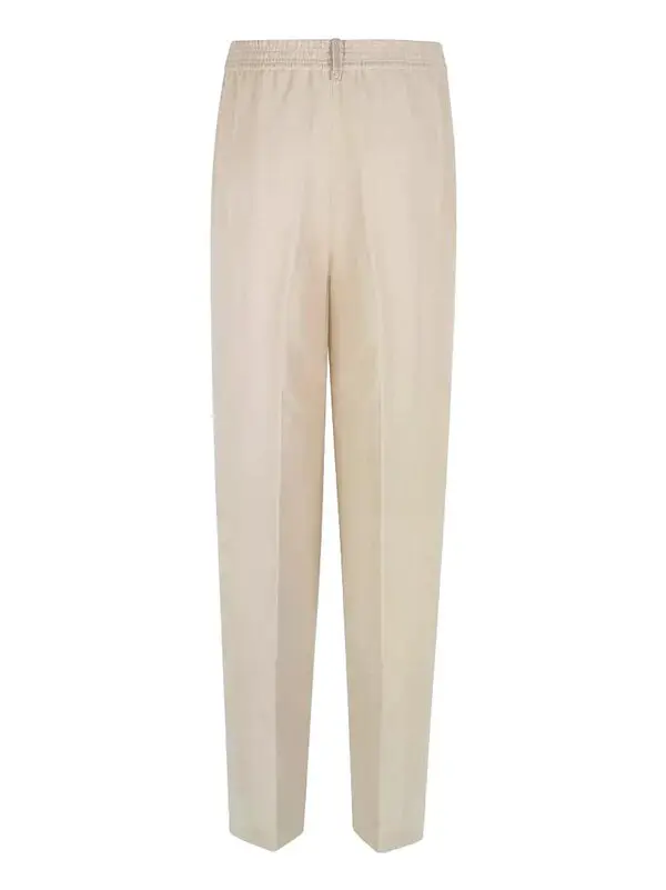 Fabiana Filippi Pleated Trousers With Monili Detail - Neutrals