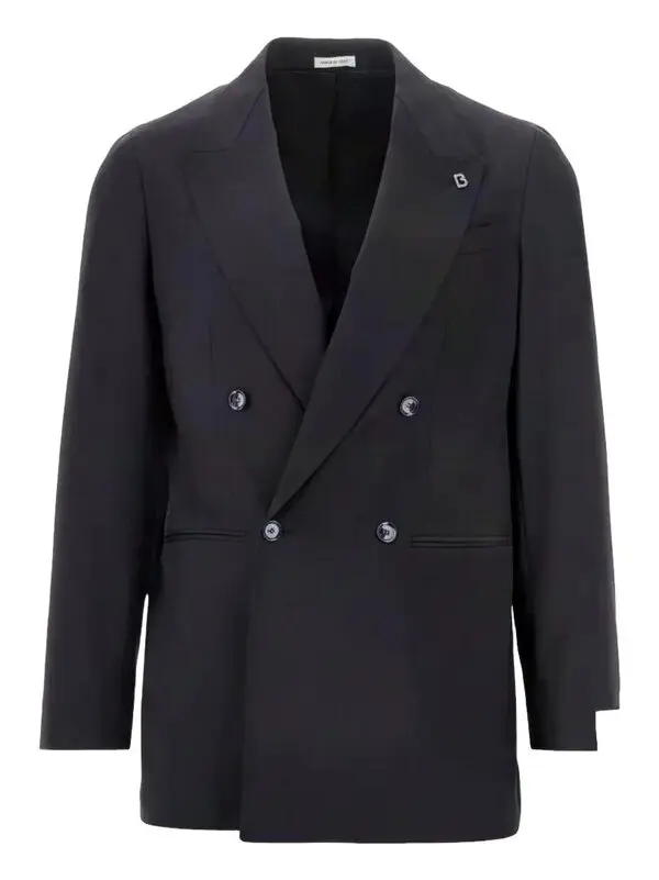 BRERAS MILANO Arezzo Double-breasted Blazer - Blue