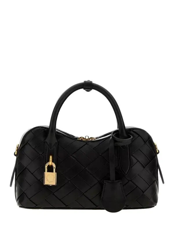 Stella McCartney Ryder Woven Shoulder Bag - Black