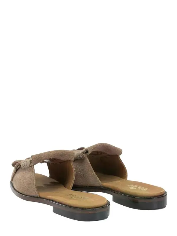 SEBAGO Fringes Leather Sandals - Neutrals