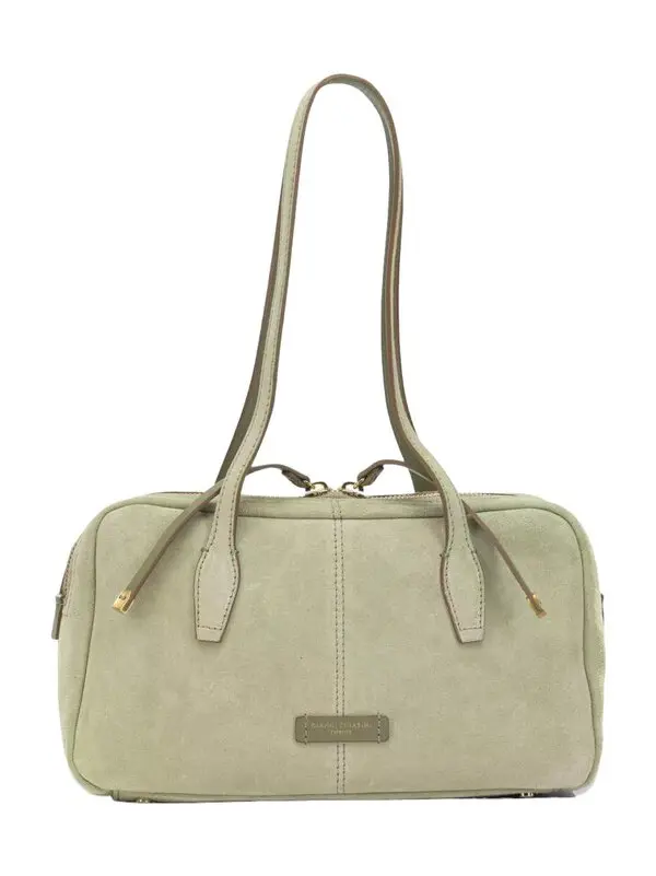 GIANNI CHIARINI Aryna Suede Zip-top Tote Bag - Green