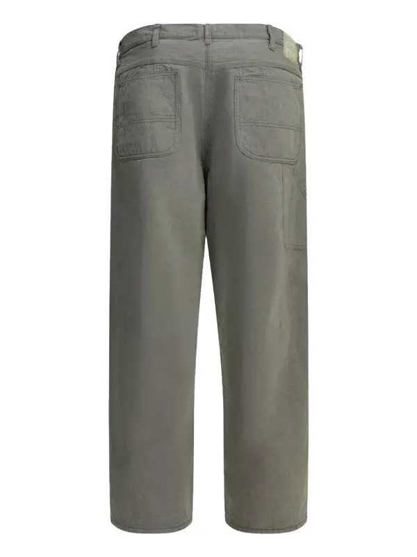 BEAMS Straight-leg Cotton Workwear Trousers - Grey