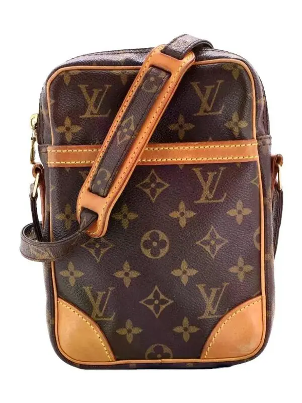 LOUIS VUITTON Danube Monogram Canvas Crossbody Bag - Brown