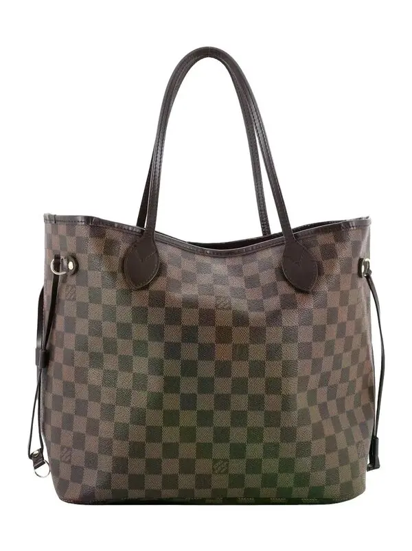 LOUIS VUITTON Neverfull Damier Mm Tote Bag - Brown