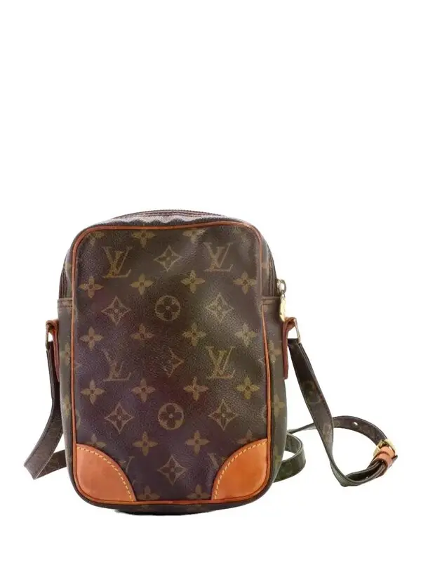 LOUIS VUITTON Danube Monogram Canvas Crossbody Bag - Brown