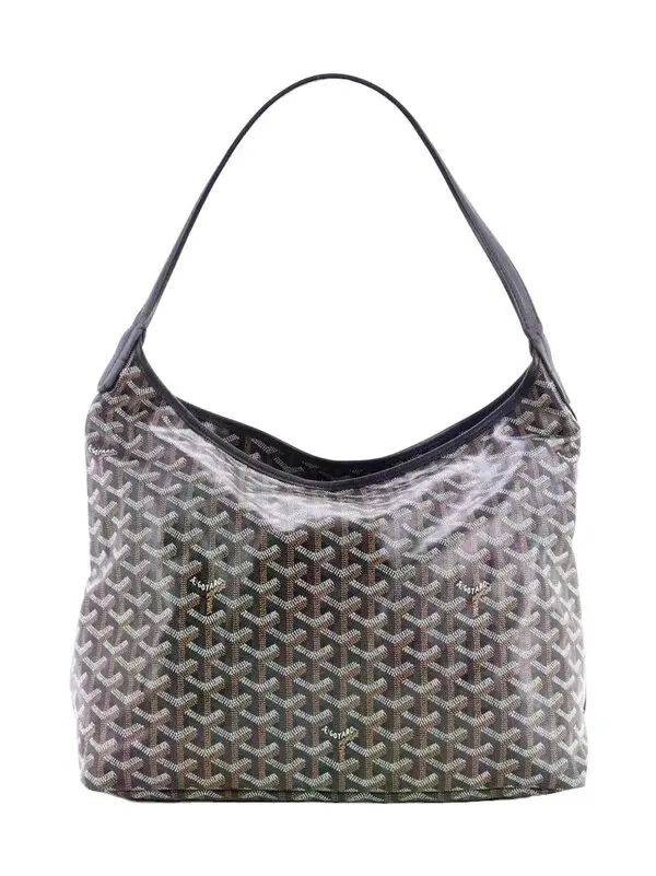 Goyard Boheme" Coated Canvas Hobo Bag - Black