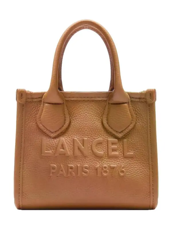 LANCEL Jour Leather Tote Bag - Brown