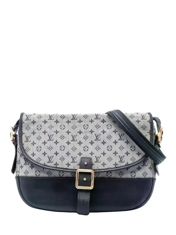 LOUIS VUITTON Monogram Mini Lin Marjorie Shoulder Bag - Grey