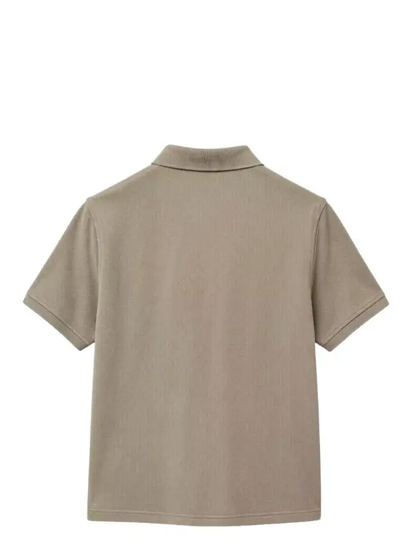 BLAUER. Logo-patch Polo Shirt - Green