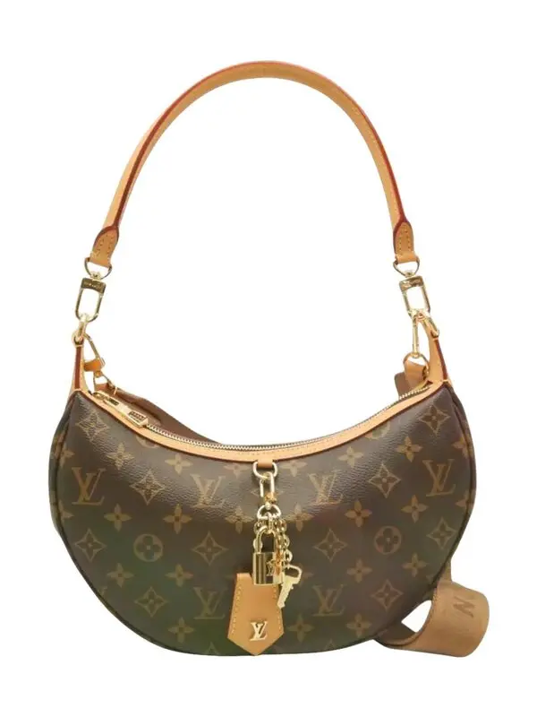 LOUIS VUITTON Monogram Canvas Looping Satchel - Brown