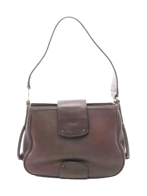 Chloé Leather Shoulder Bag - Brown