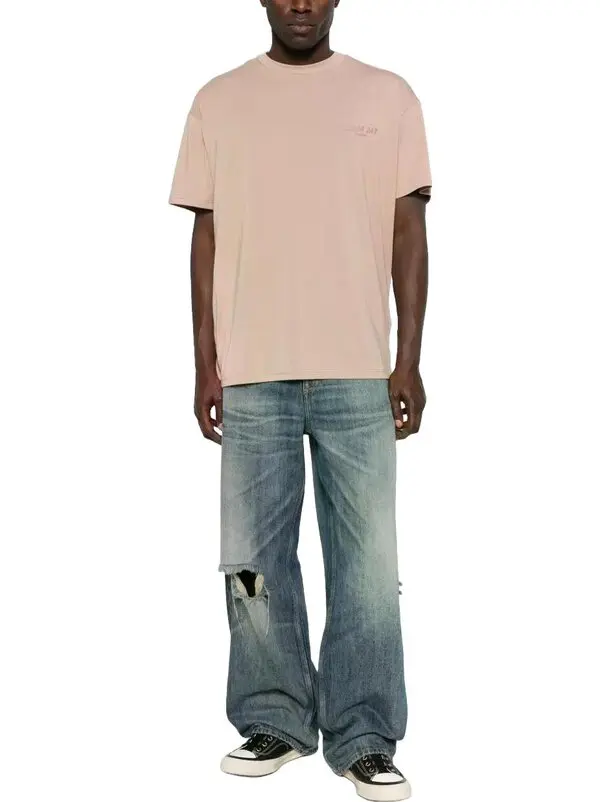REPRESENT Logo-print T-shirt - Neutrals