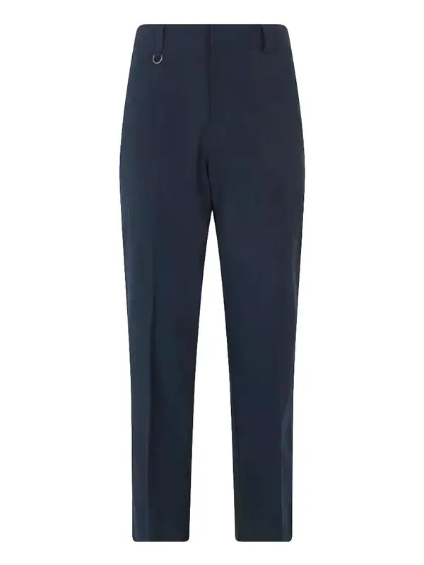 PAOLO PECORA Pressed Crease Trousers - Blue