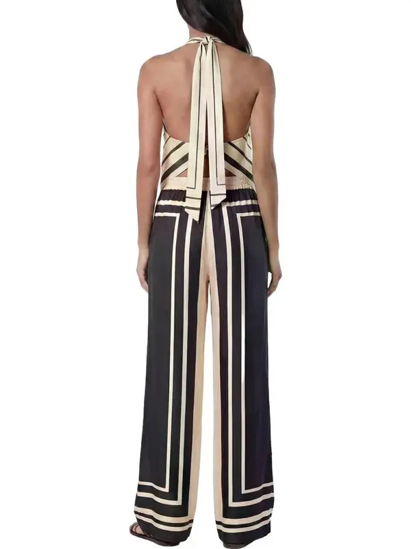 NICHOLAS Skye Halterneck Top - Neutrals