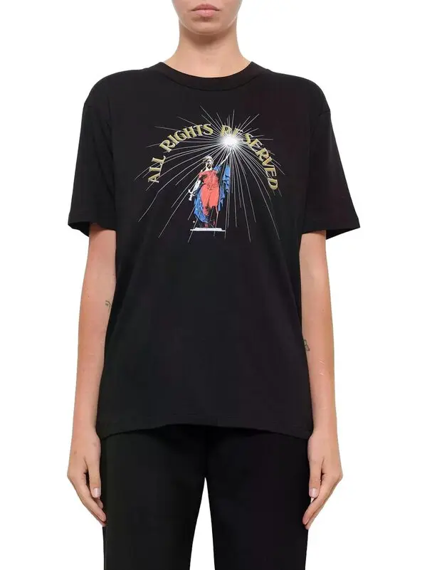 Off-White All Rights Reserved" Cotton T-shirt - Black