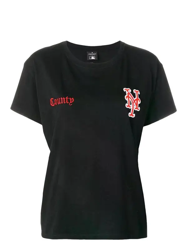 COUNTY OF MILAN Crew Neck T-shirt - Black