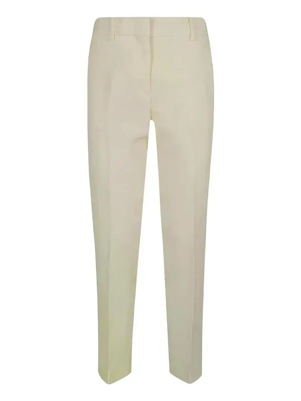 Ermanno Scervino Tailored Trousers With Pressed Crease - Neutrals