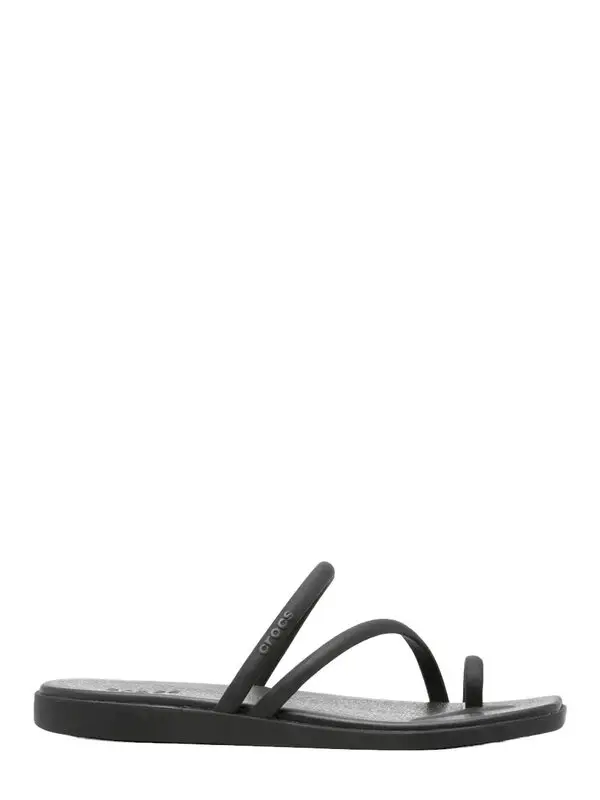 CROCS Miami Toe-loop Strap Sandals - Black