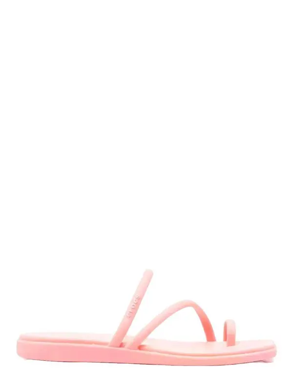 CROCS Miami Open-toe Strap Flat Sandals - Pink