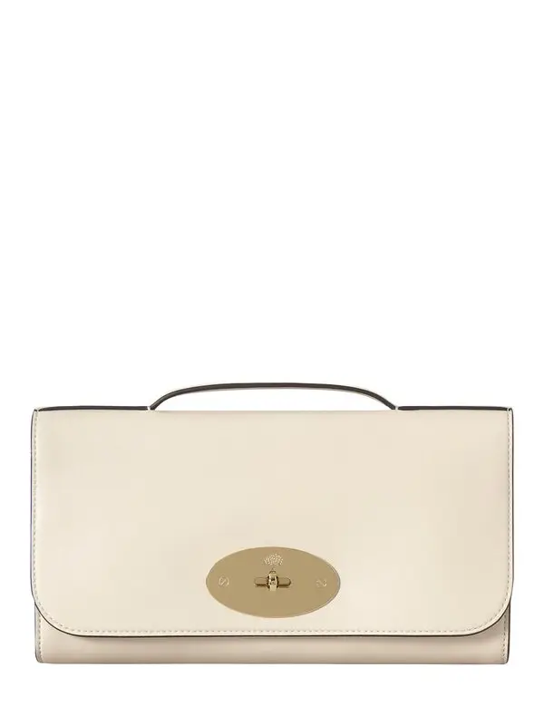 Mulberry Leather Lily Clutch Bag - Neutral
