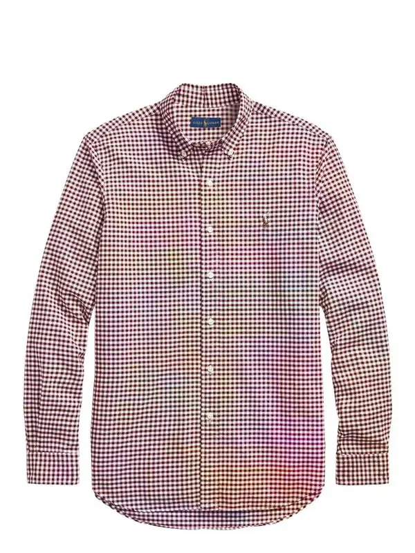 Polo Ralph Lauren Gingham-check Button-down Shirt - Red