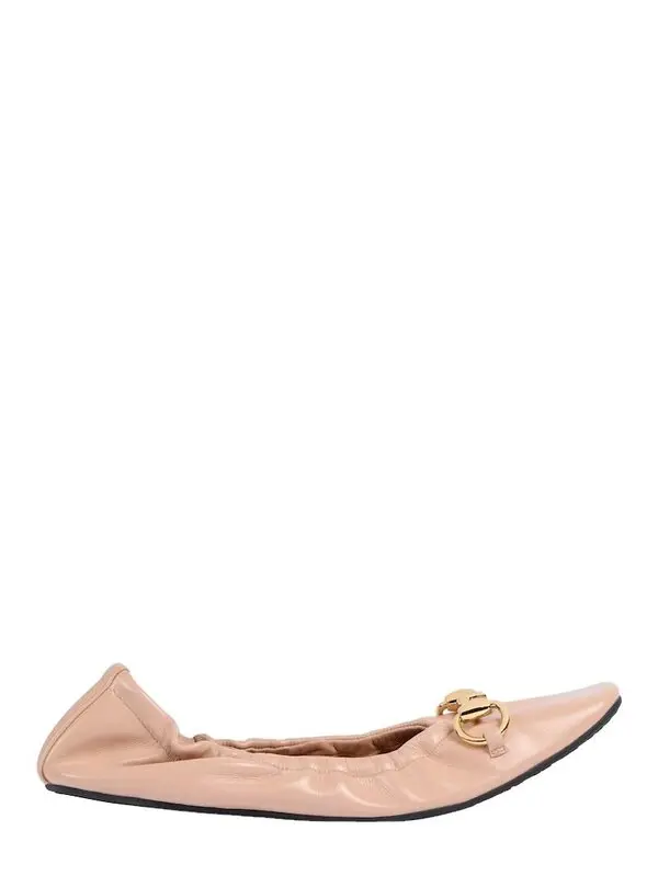 Gucci Prima Ballet Flat Leather - Pink