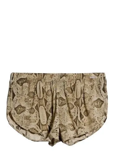 Gucci Printed Silk Shorts - Grey