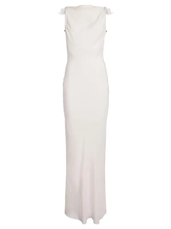 Cult Gaia Celestina Silk Maxi Dress - Ivory