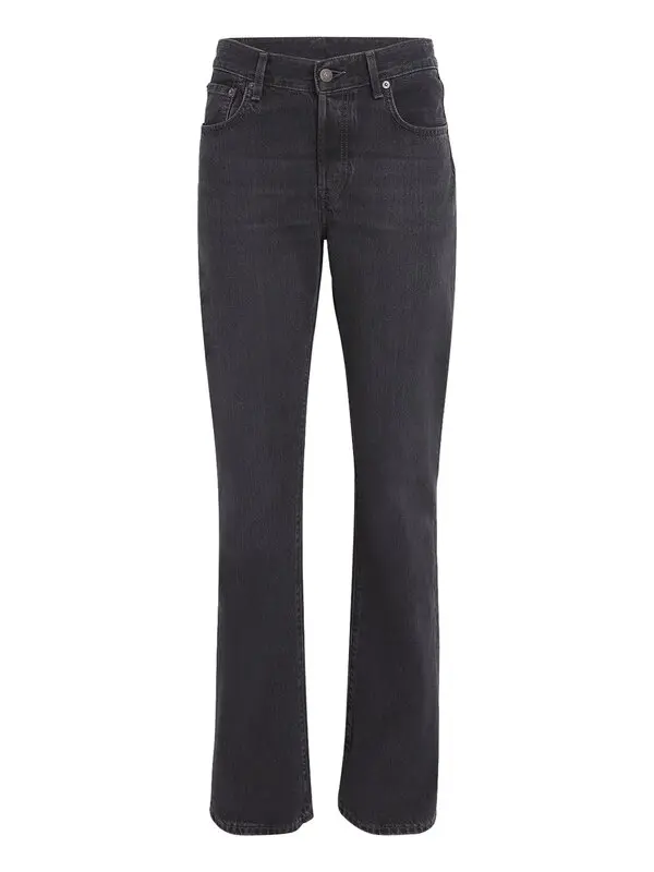 Acne Studios Faded Bootcut Jeans - Black
