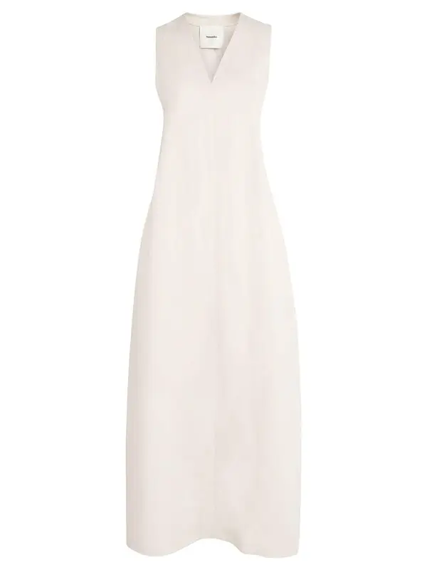Nanushka Linen-blend Amarilis Dress - Ivory