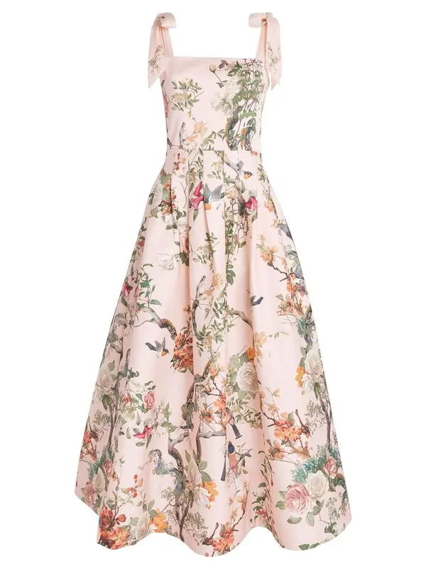 Alice + Olivia Floral Hana Maxi Dress - Pink