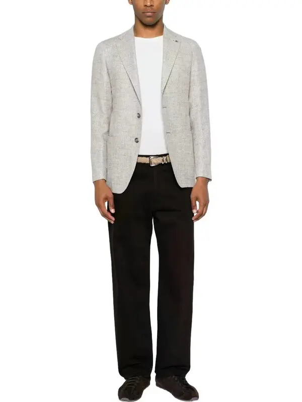 Tagliatore Holland Single-breasted Blazer - Grey