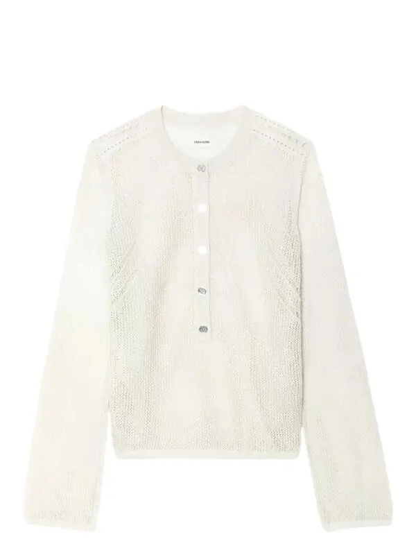 Zadig&Voltaire Mandala Open-knit Sweater - Neutrals