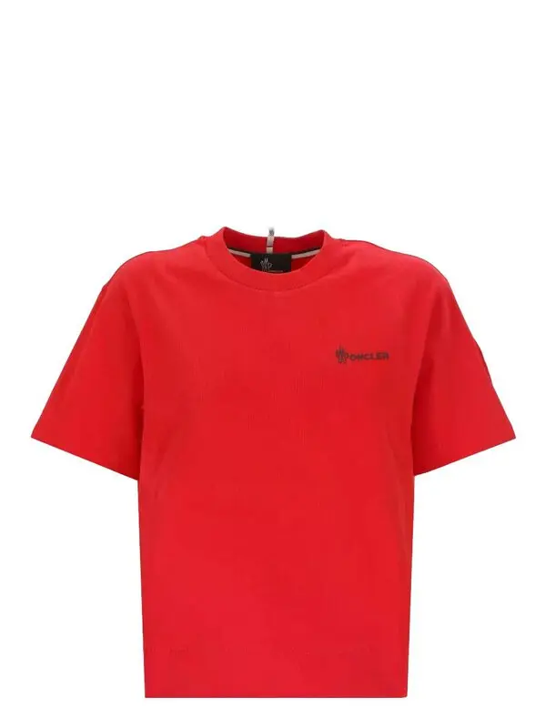 Moncler Logo Print T-shirt - Red