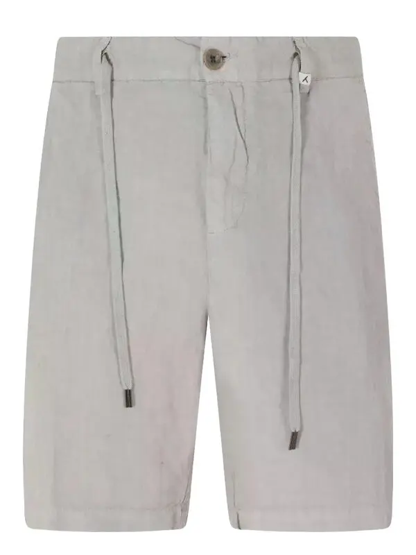MYTHS Drawstring Waist Shorts - Grey