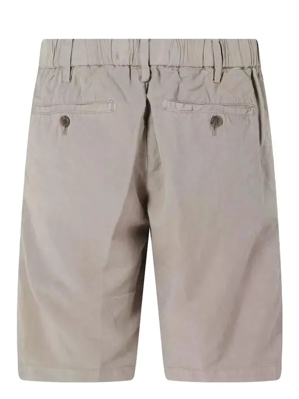 MYTHS Elasticated Drawstring Shorts - Neutrals