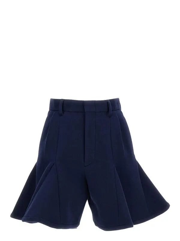 Anrealage Pantaloncino Svasato - Blu