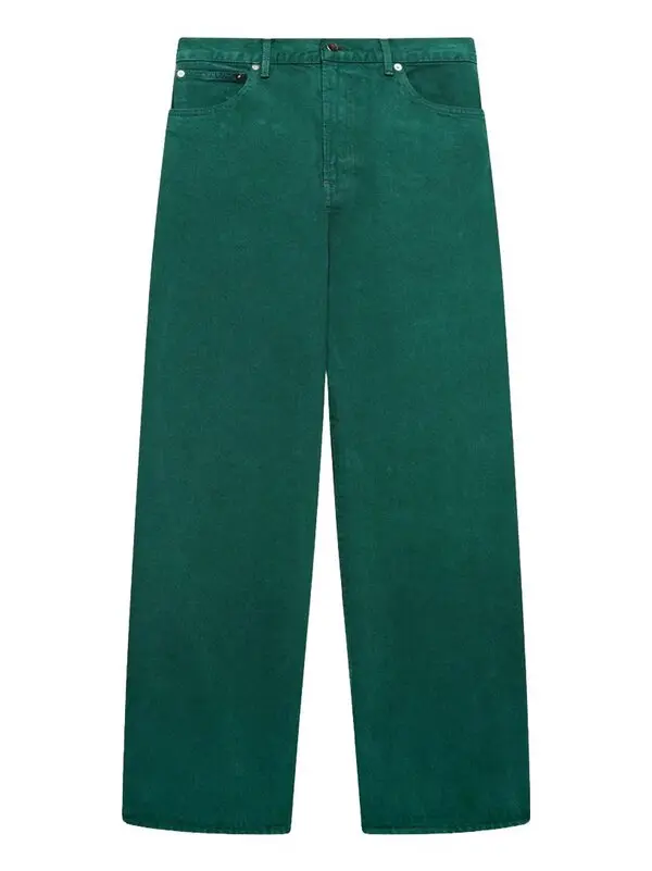 THE ELDER STATESMAN Hunter Baggy Jean - Green