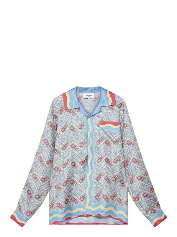 Casablanca Candy Ping Pong Silk Shirt - Multicolor