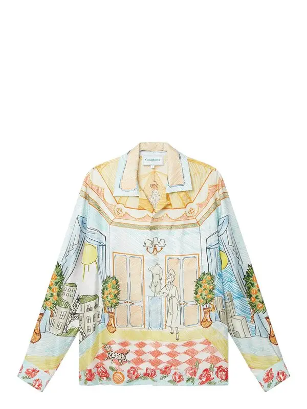Casablanca L'appartement De Reve Silk Shirt - Multicolor