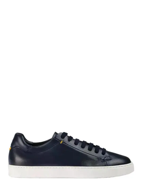 DOUCAL'S Leather Sneakers - Blue