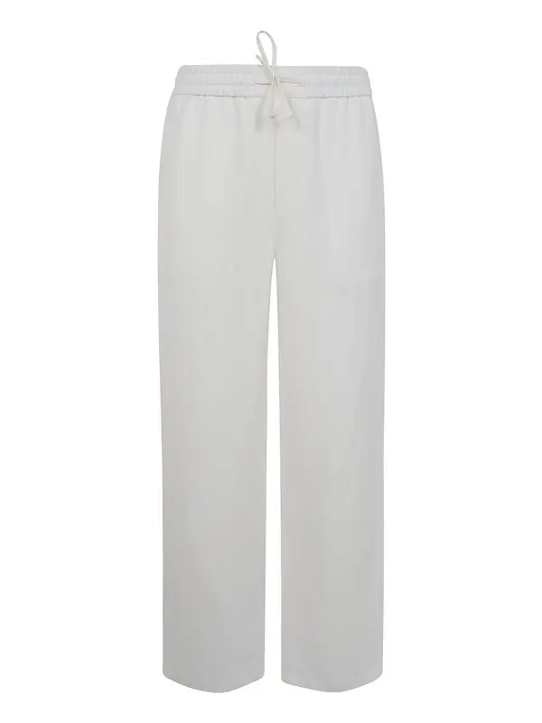 Ami Elasticated Waist Trousers - White