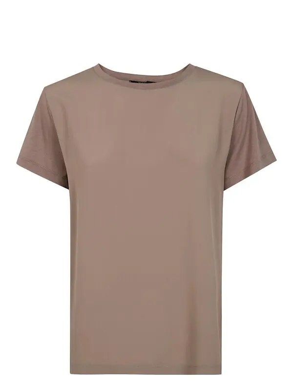 Seventy Cotton T-shirt With Printed Logo - Brown