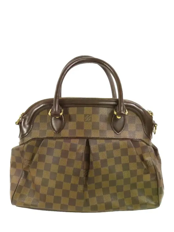 LOUIS VUITTON Trevi Pm Damier Ebène Tote Bag - Brown