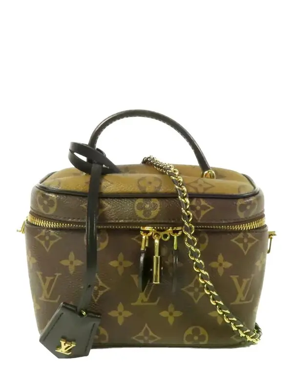LOUIS VUITTON Pm Vanity Mini Tote Bag - Brown