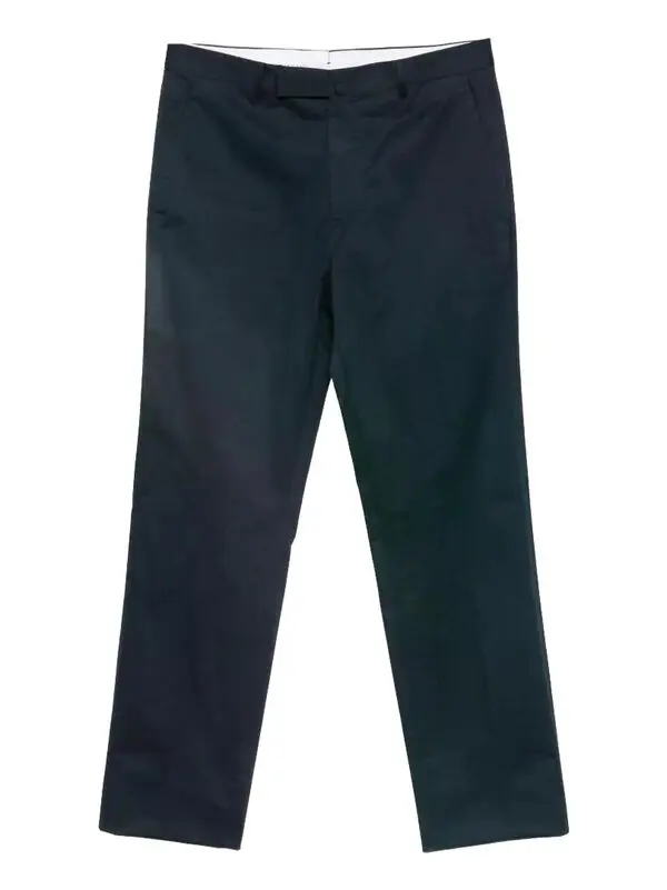 GERMANO 1952 Straight-leg Cotton Trousers - Blue
