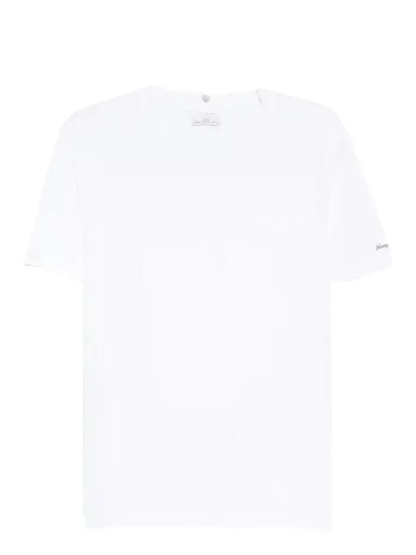 JOHNNY LAMBS Logo-detail Short-sleeve T-shirt - White