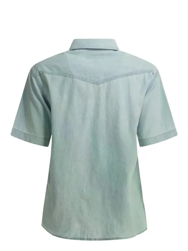 Filson Short-sleeve Denim Shirt - Blue