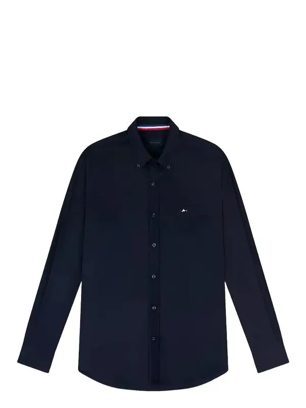 Paul & Shark Logo-patch Button-down Shirt - Blue